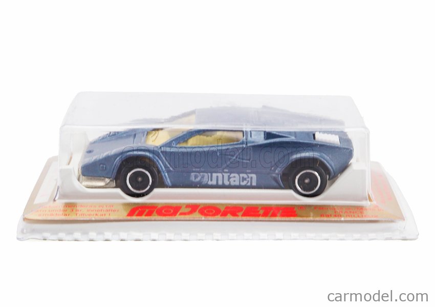 MAJORETTE 237 Escala 1/64 | LAMBORGHINI COUNTACH LIGHT BLUE MET