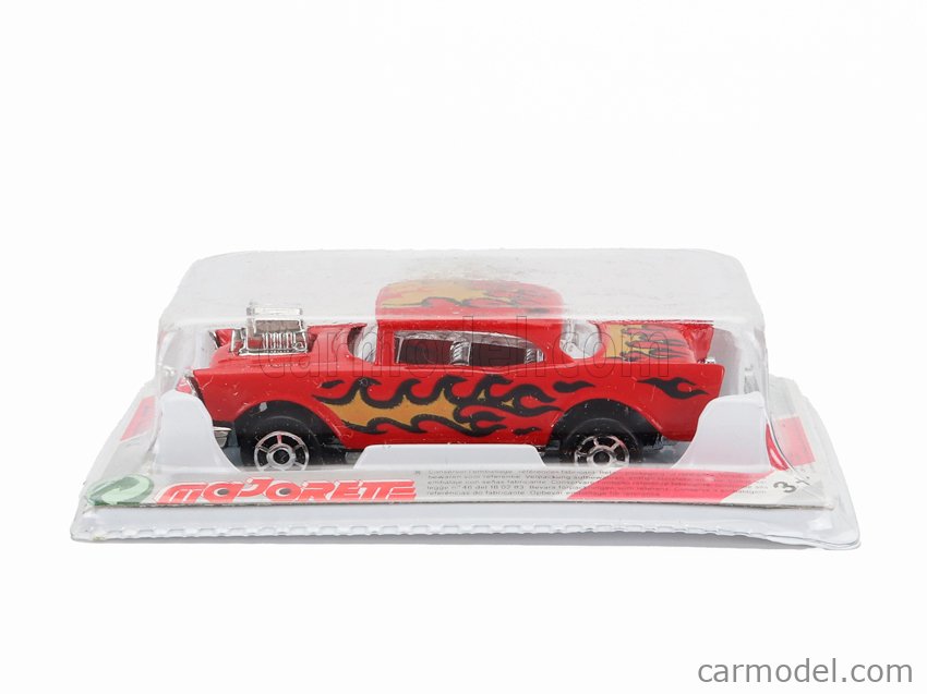 MAJORETTE 233 Scale 1/64 | CHEVROLET CHEVY BEL AIR CUSTOM RED