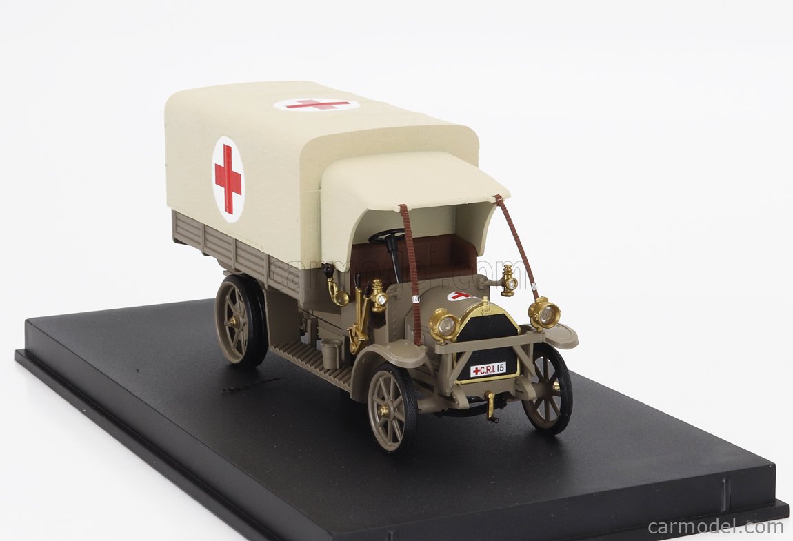 RIO-MODELS 4741 Escala 1/43 | FIAT 18BL TRUCK TELONATO AMBULANZA C.R.I ...