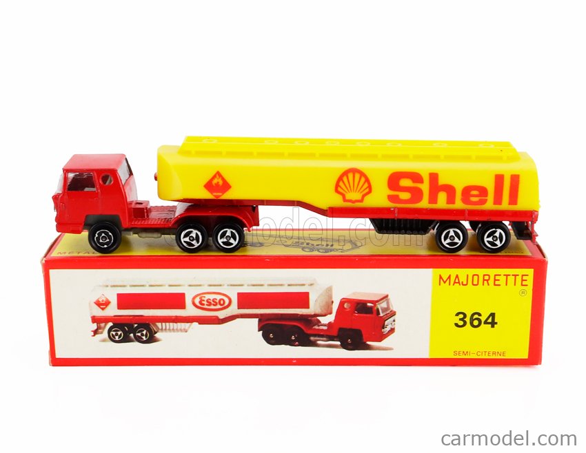 MAJORETTE 364 Scale 1/100 | BERNARD TANKER TRUCK SHELL - SEMI-CITERNE ...