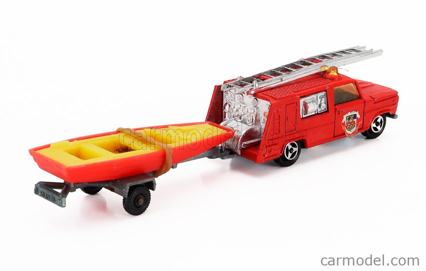 MAJORETTE 362 Scale 1/60 | TRUCK POMPIER + BARQUE - TANK + BOAT FIRE ...