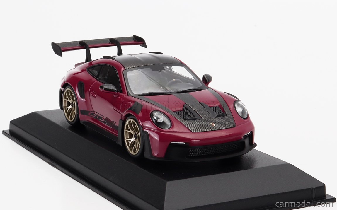 MINICHAMPS 413062123 Scale 1/43 | PORSCHE 911 992 GT3 RS COUPE WEISSACH PACKAGE 2024 - GOLD RIMS ...