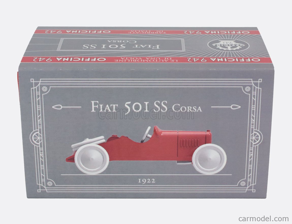 OFFICINA-942 SR09 Scale 1/43 | FIAT 501 SS CORSA SPIDER 1922 RED