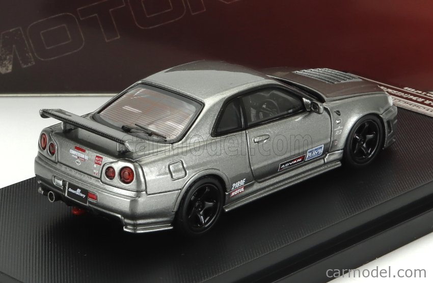 MOTORHELIX M63422B Scale 1/64 | NISSAN SKYLINE GT-R (R34) NISMO CRS ...
