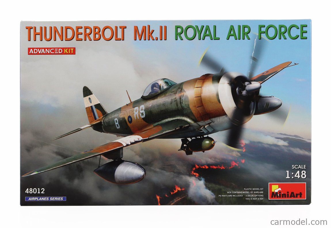 MINIART 48012 Scale 1/48 | THUNDERBOLT MKII AIRPLANE MILITARY 1942