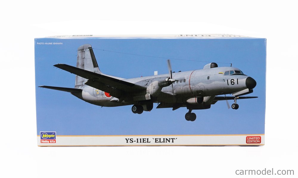 HASEGAWA 10858 Scale 1/144 | NAMC YS-11EL ELINT MILIRARY AIRPLANE 1960