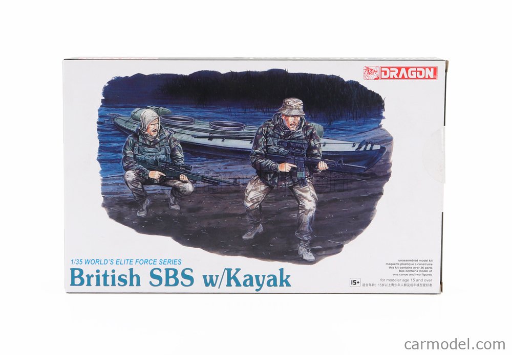 DRAGON ARMOR 3023 Scale 1/35 | ACCESSORIES BRITISH SBS MILITARY FIGURES