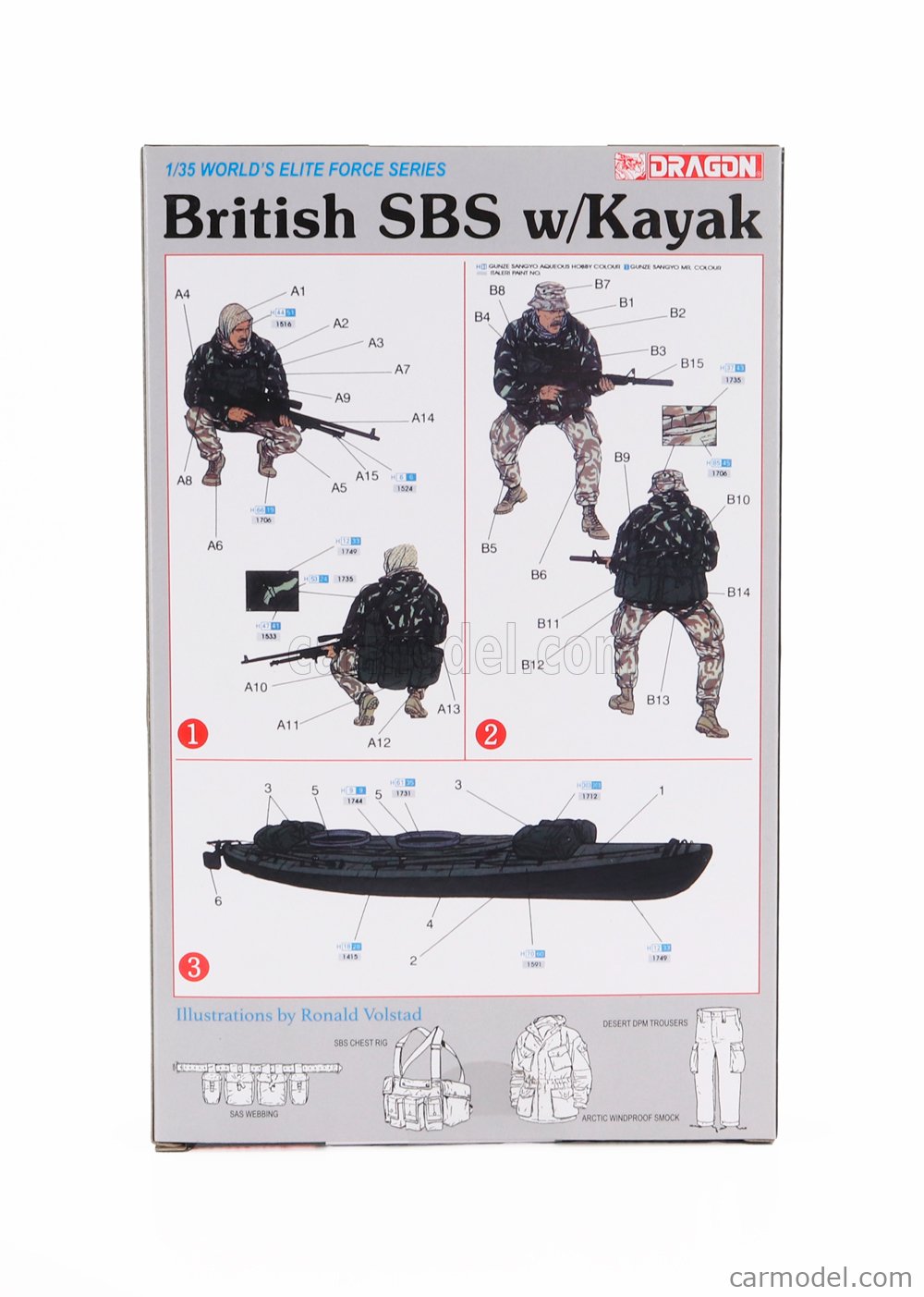 DRAGON ARMOR 3023 Scale 1/35 | ACCESSORIES BRITISH SBS MILITARY FIGURES