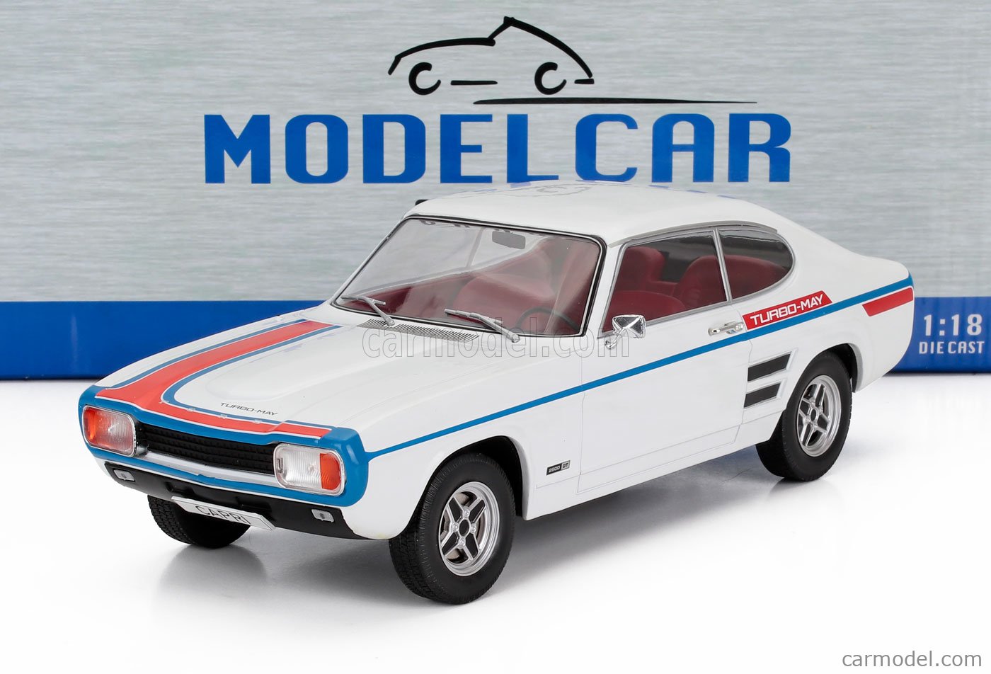 MCG MCG18539 Scale 1/18 | FORD ENGLAND CAPRI MKI GT 1970 WHITE