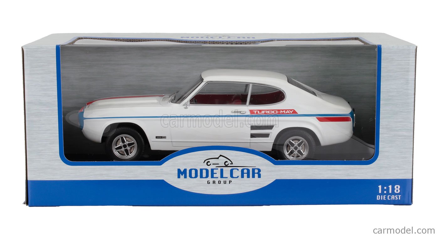 MCG MCG18539 Scale 1/18 | FORD ENGLAND CAPRI MKI GT 1970 WHITE