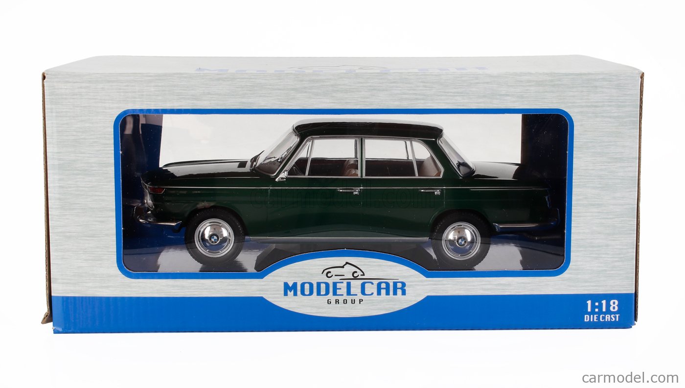 MCG MCG18542 Scale 1/18 | BMW 2000 Ti (TYPE 121) 1966 DARK GREEN