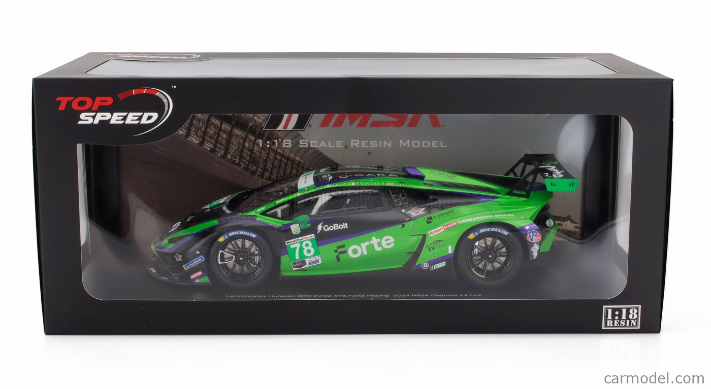 TRUESCALE TS0578 Scale 1/18 | LAMBORGHINI HURACAN GT3 EVO2 TEAM FORTE ...