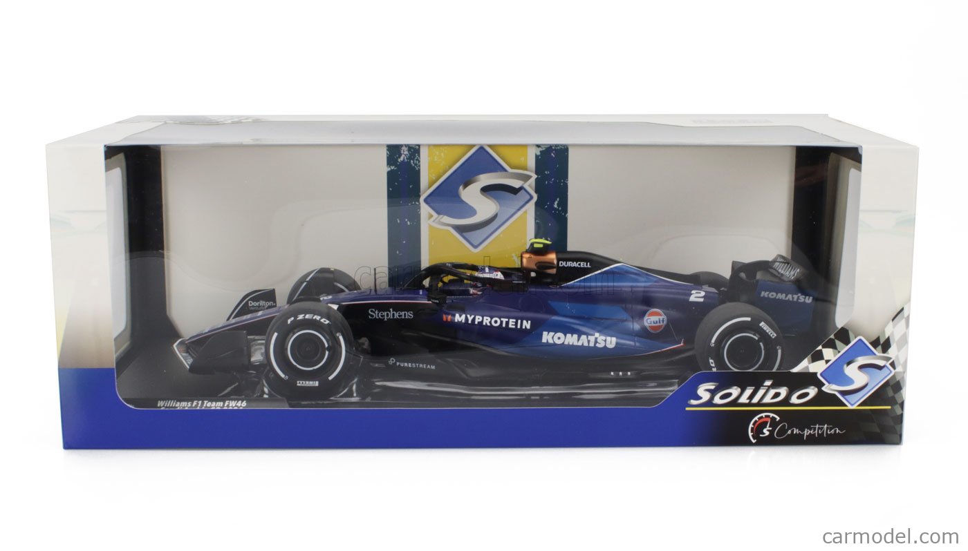 SOLIDO 1814402 Escala 1/18 | WILLIAMS F1 FW46 TEAM WILLIAMS RACING N 2 ...