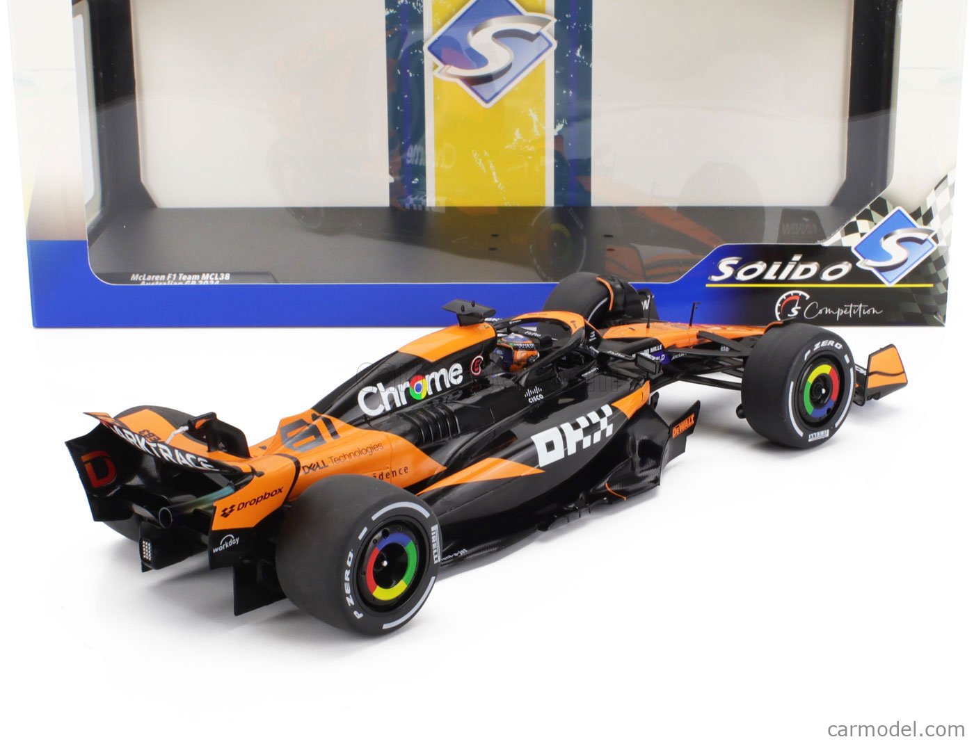 SOLIDO 1814202 Scale 1/18 | McLAREN F1 MCL38 TEAM MCLAREN N 81 4th ...
