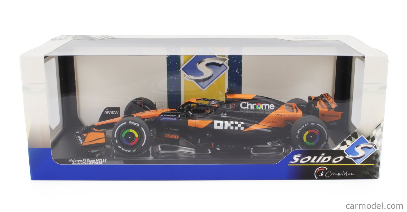 SOLIDO 1814202 Scale 1/18 | McLAREN F1 MCL38 TEAM MCLAREN N 81 4th ...