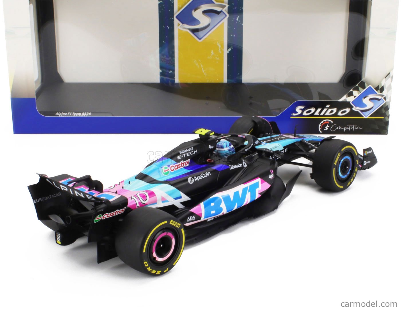 SOLIDO 1814002 Scale 1/18 | ALPINE F1 A524 TEAM BWT ALPINE N 10 MONACO ...