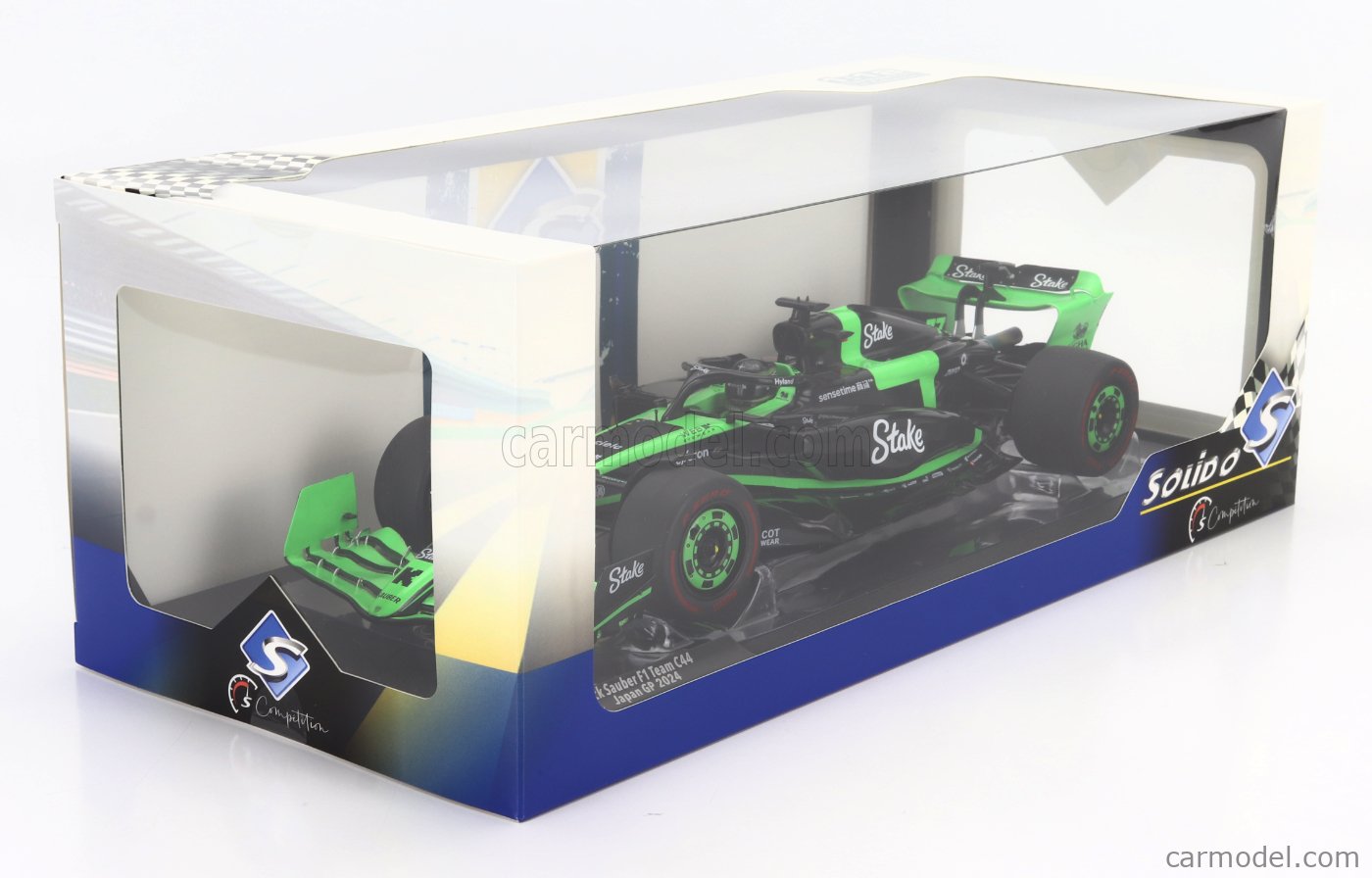 SOLIDO 1814102 Escala 1/18 | SAUBER F1 C44 TEAM STAKE KICK N 77 JAPAN GP 2024 VALTTERI BOTTAS ...