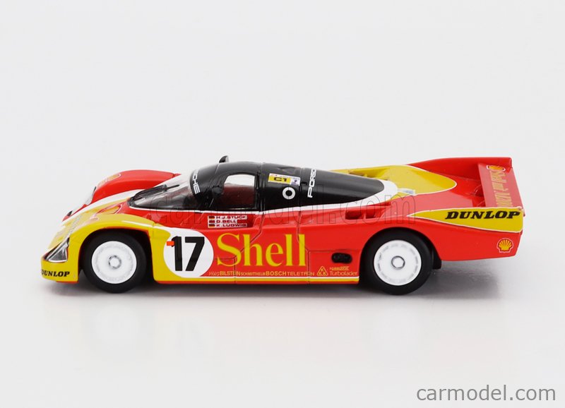 SPARK-MODEL YO64005 Scale 1/64 | PORSCHE 962C 2.8L TEAM PORSCHE AG N 17 2nd 24h LE MANS 1988 ...