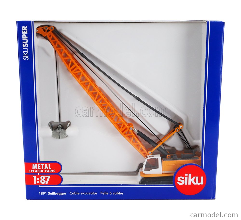 SIKU 1891 Escala 1/87 | LIEBHERR GRU CINGOLATA - CRAWLER CRANE YELLOW