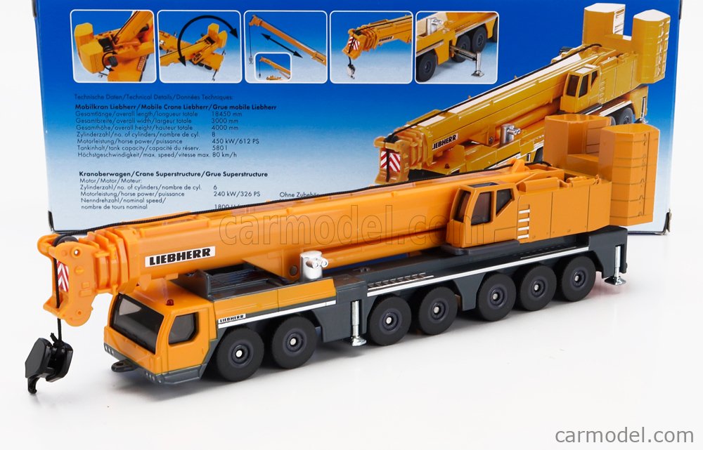SIKU 1886 Escala 1/87 | LIEBHERR CRANE TRUCK LTM 1250-5.1 - AUTOMOTRICE ...