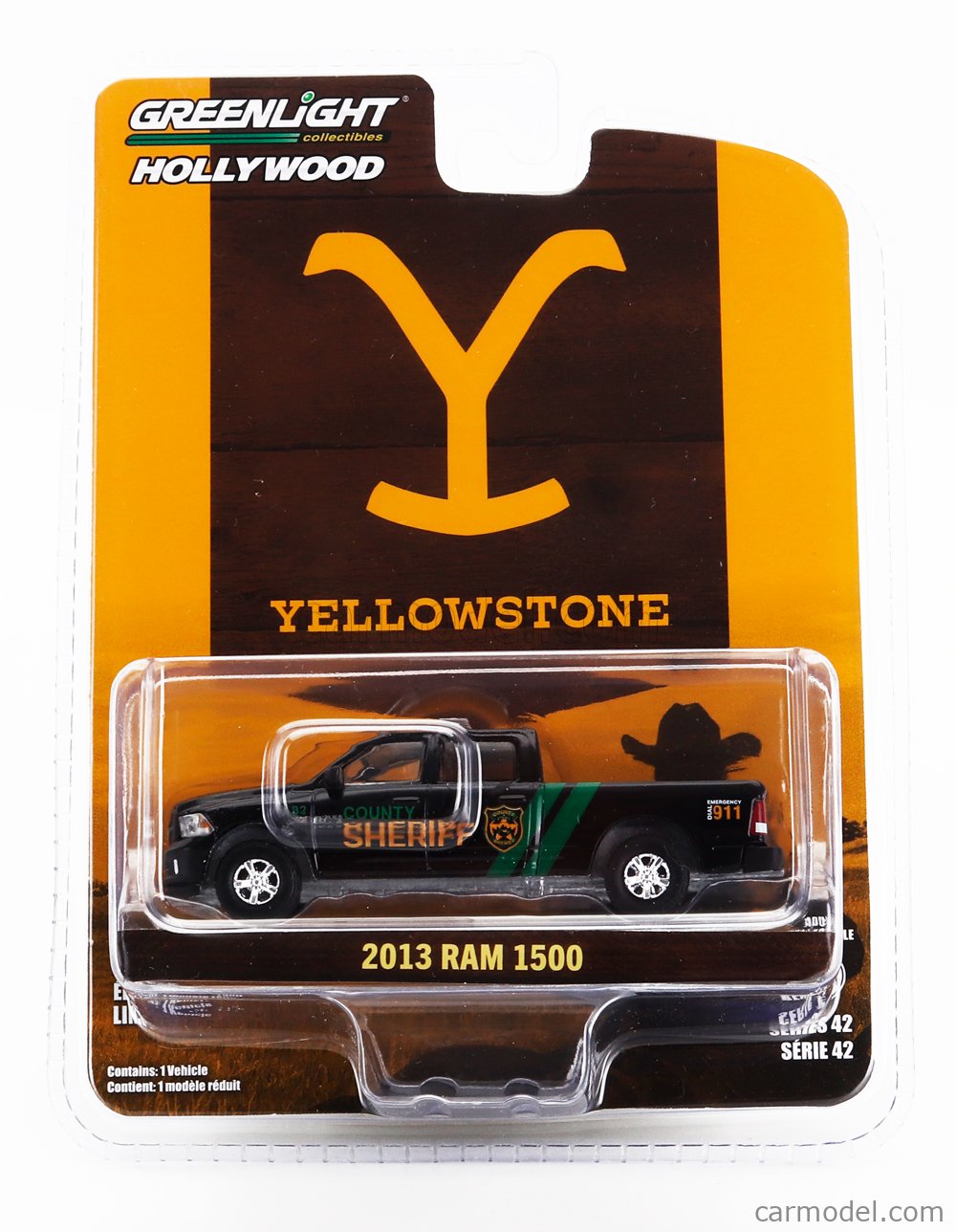 GREENLIGHT 62030A Escala 1/64 | DODGE RAM 1500 PICK-UP SHERIFF 2013 ...