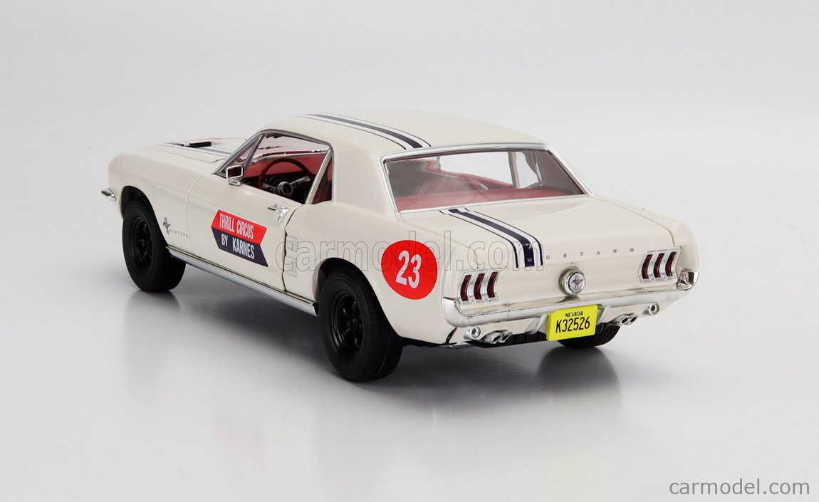 GREENLIGHT 13639 Scale 1/18 | FORD USA MUSTANG COUPE N 23 THRILL CIRCUS ...