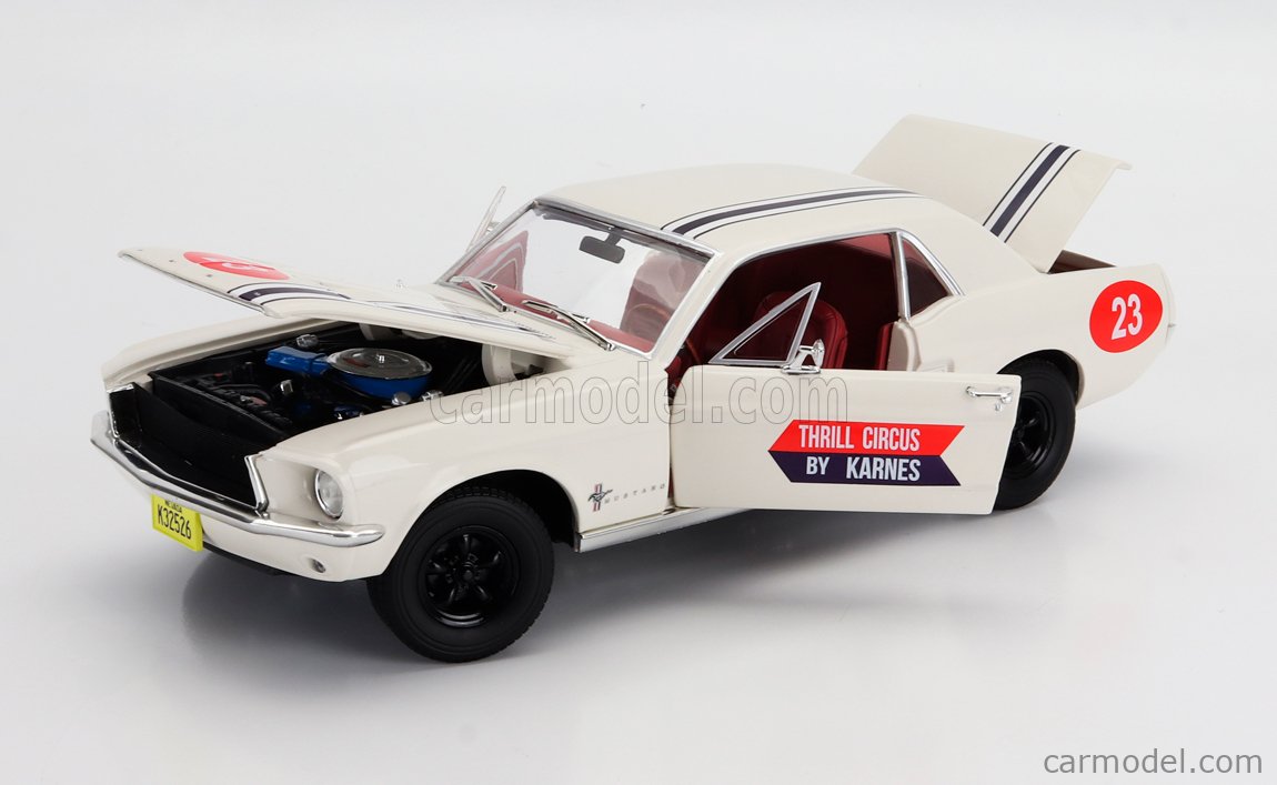 GREENLIGHT 13639 Scale 1/18 | FORD USA MUSTANG COUPE N 23 THRILL CIRCUS ...