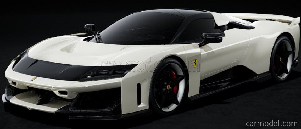 BBR-MODELS P18253C-VET Scale 1/18 | FERRARI F80 2024 - CARBON SILVER RIMS - CON VETRINA - WITH ...