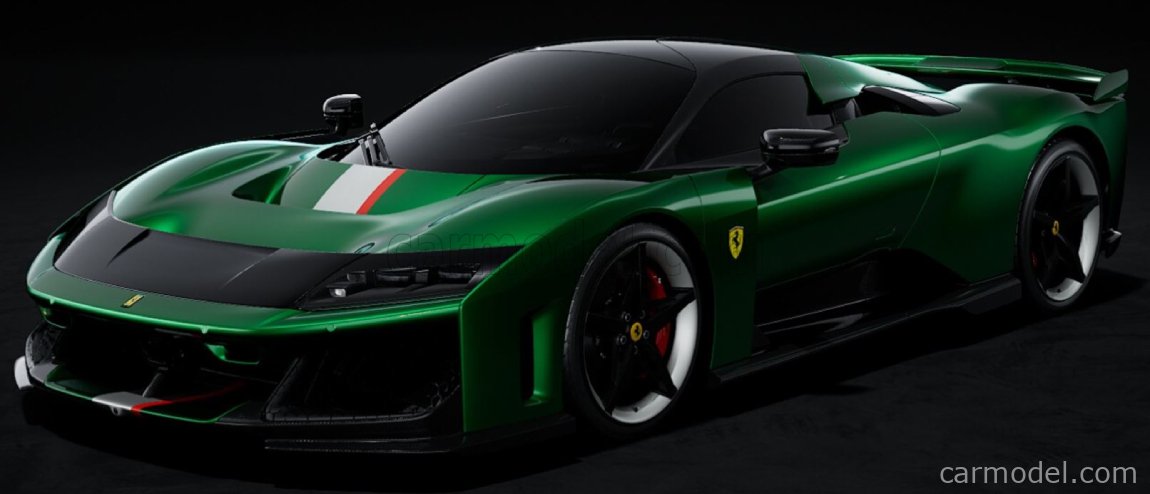 BBR-MODELS P18253F1-VET Scala 1/18 | FERRARI F80 2024 - CARBON SILVER ...