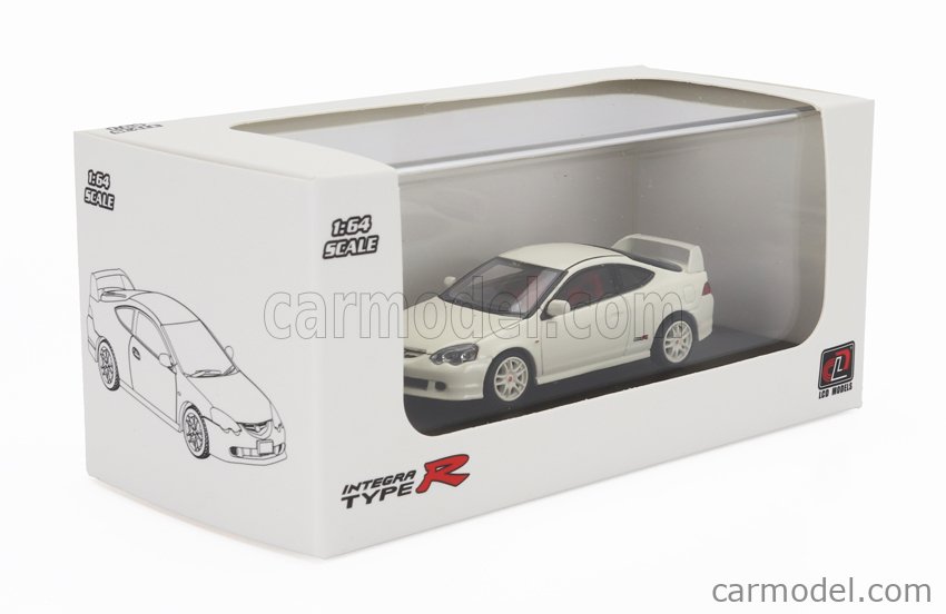 LCD-MODEL LCD64038-WH Masstab: 1/64 | HONDA INTEGRA (DC5) TYPE R 2006 WHITE