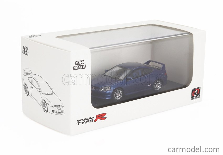 LCD-MODEL LCD64038-BU Scale 1/64 | HONDA INTEGRA (DC5) TYPE R 2006 BLUE
