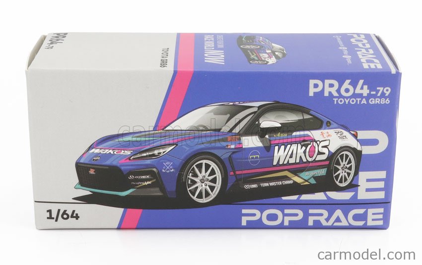 POP-RACE-LIMITED PR640079 Scale 1/64 | TOYOTA GR86 TMC WAKO'S MACAU ...