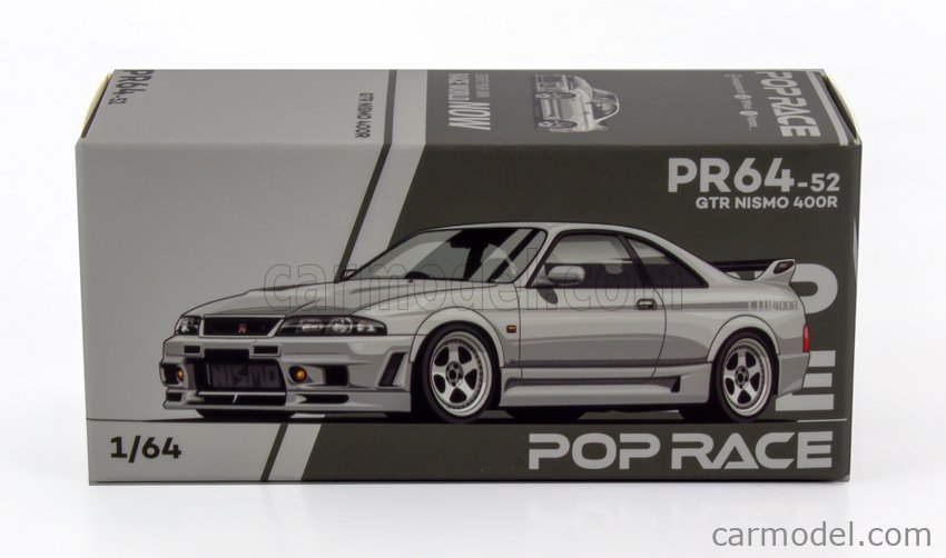 POP-RACE-LIMITED PR640052 Scale 1/64 | NISSAN SKYLINE GT-R (R33) NISMO ...