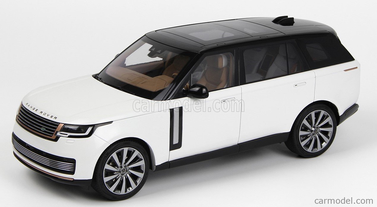 LCD-MODEL LCD18017-BW Scale 1/18 | LAND ROVER RANGE ROVER 2022 WHITE BLACK
