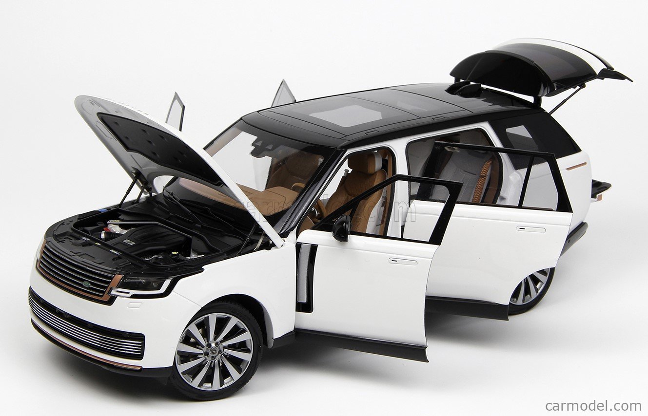 LCD-MODEL LCD18017-BW Scale 1/18 | LAND ROVER RANGE ROVER 2022 WHITE BLACK