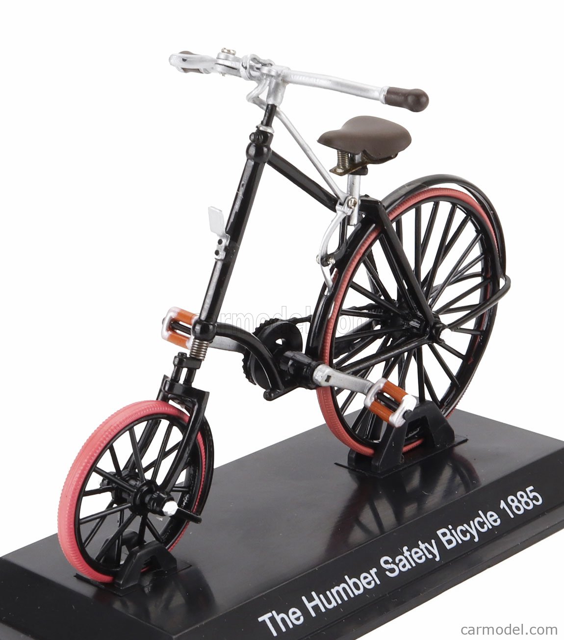 EDICOLA AMSDB035 Scale 1/15 | BICICLETTA THE HUMBER SAFETY BICYCLE 1885 BLACK RED