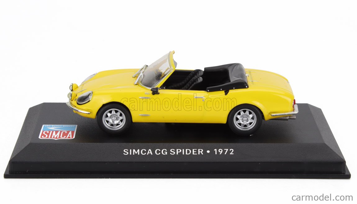 EDICOLA LBAS049-ABSIM049 Scale 1/43 | SIMCA CG SPIDER CABRIOLET OPEN ...