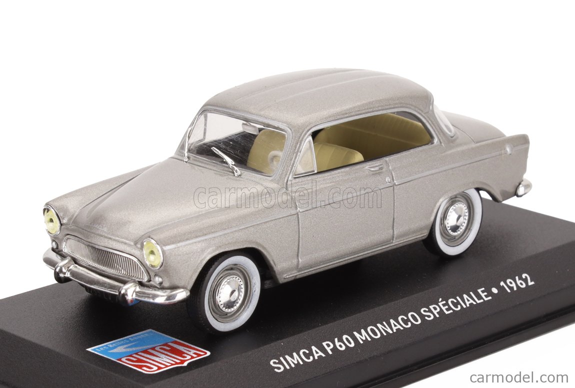 EDICOLA LBAS032-ABSIM032 Scale 1/43 | SIMCA P60 MONACO SPECIALE 1962 GREY