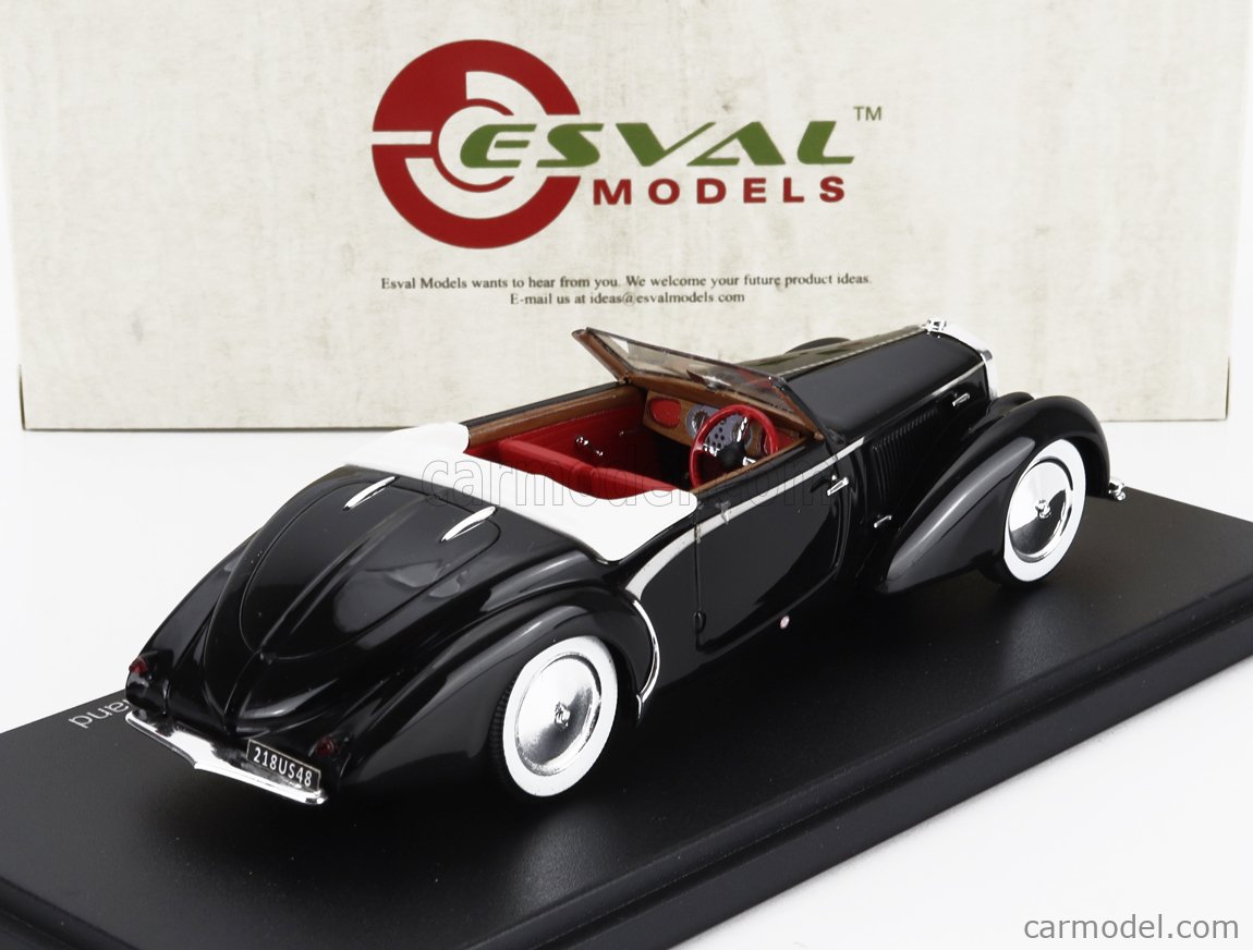 ESVAL MODEL EMEU43023C Scale 1/43 | DELAGE D6-70 CABRIOLET LETOURNEUR ...