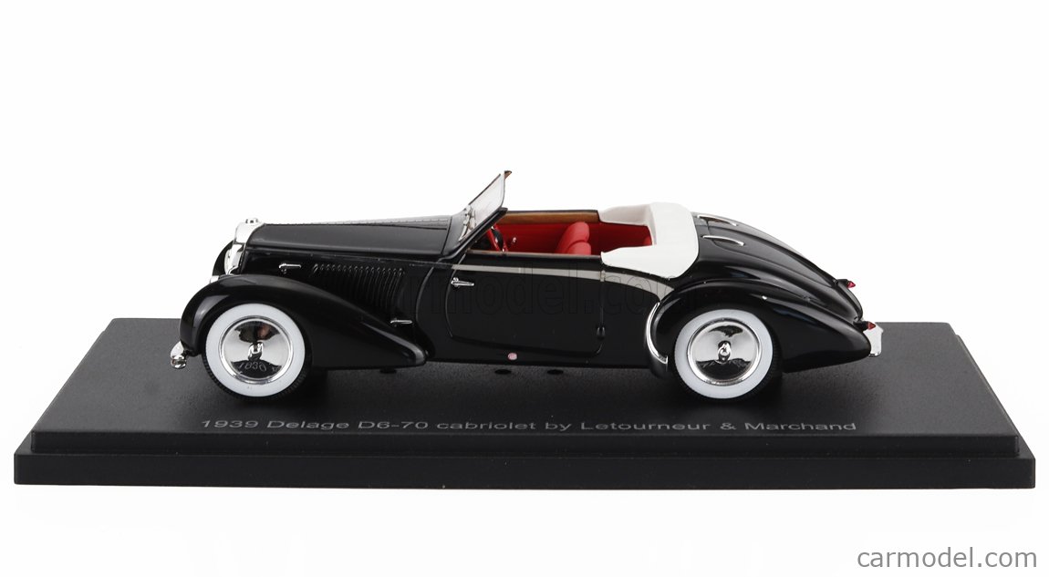 ESVAL MODEL EMEU43023C Scale 1/43 | DELAGE D6-70 CABRIOLET LETOURNEUR ...