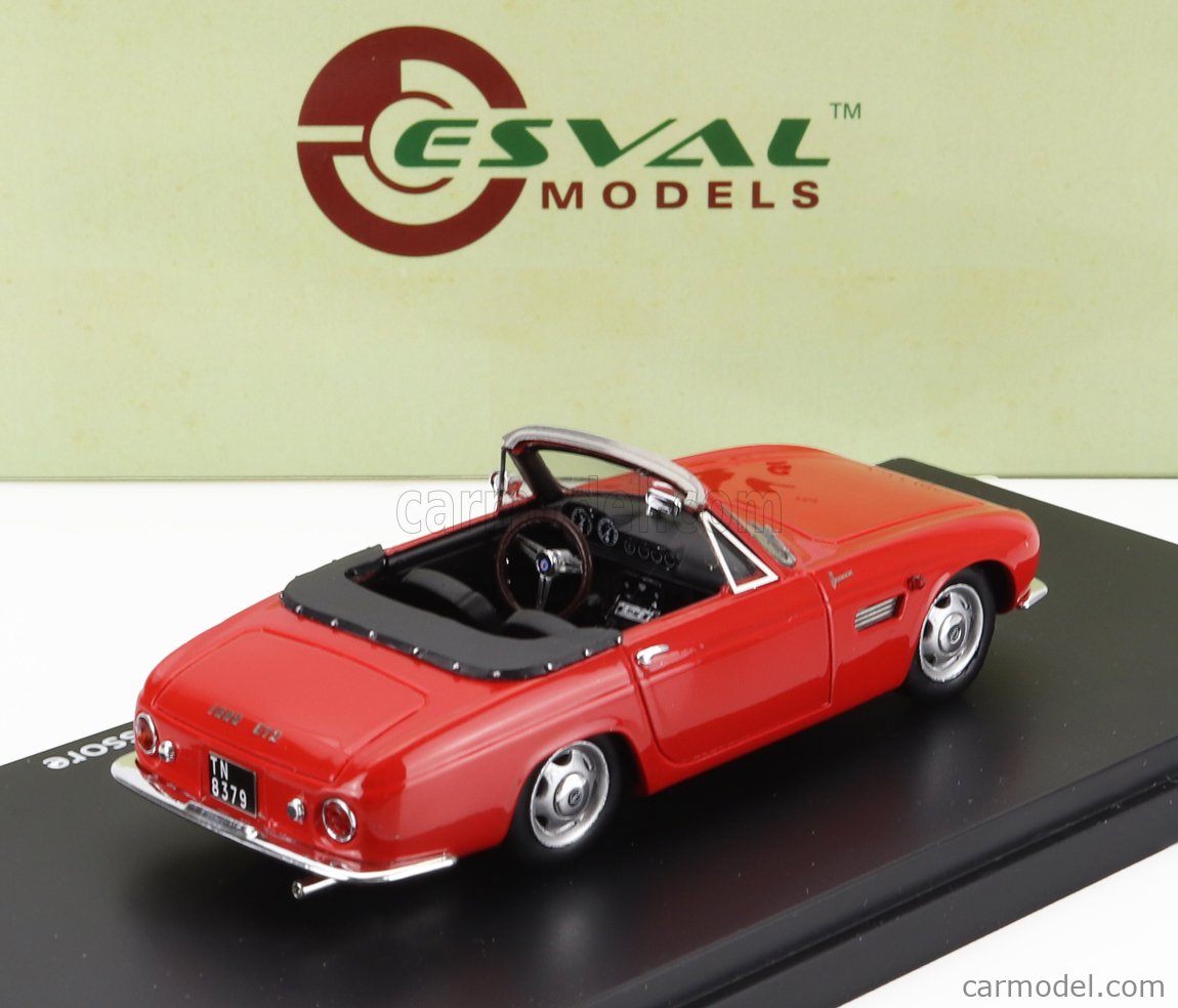 ESVAL MODEL EMEU43009E Scale 1/43 | OSCA 1600GT FISSORE CABRIOLET OPEN ...