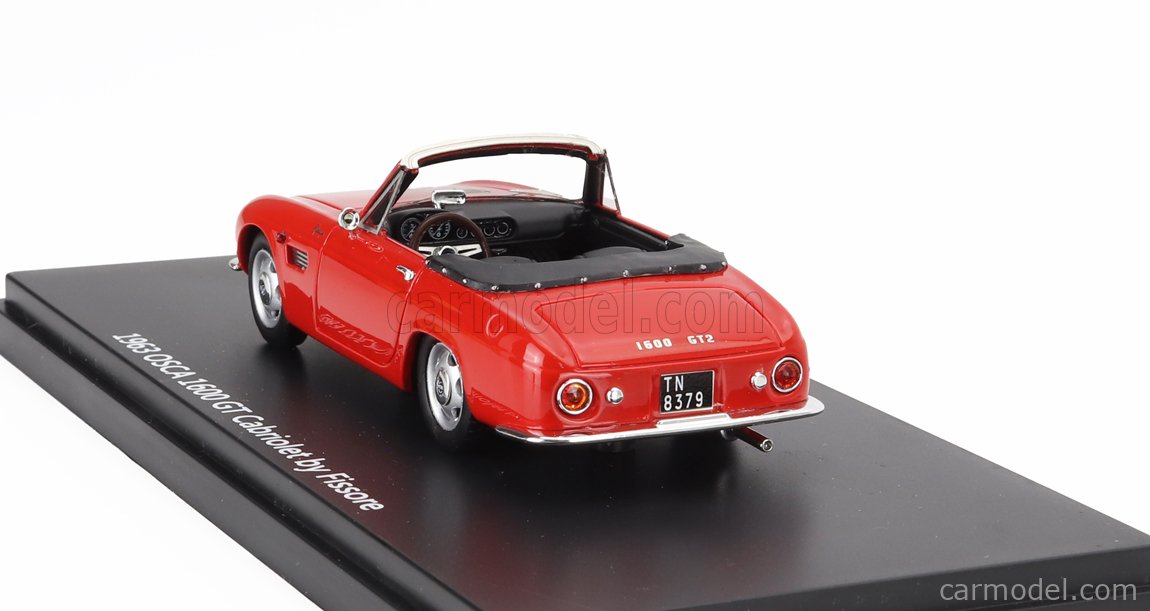 ESVAL MODEL EMEU43009E Scale 1/43 | OSCA 1600GT FISSORE CABRIOLET OPEN ...