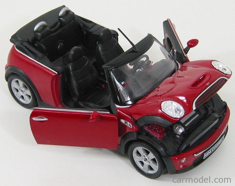 WELLY WE22461R Scale 1/24 | MINI COOPER S SPIDER 2006 RED