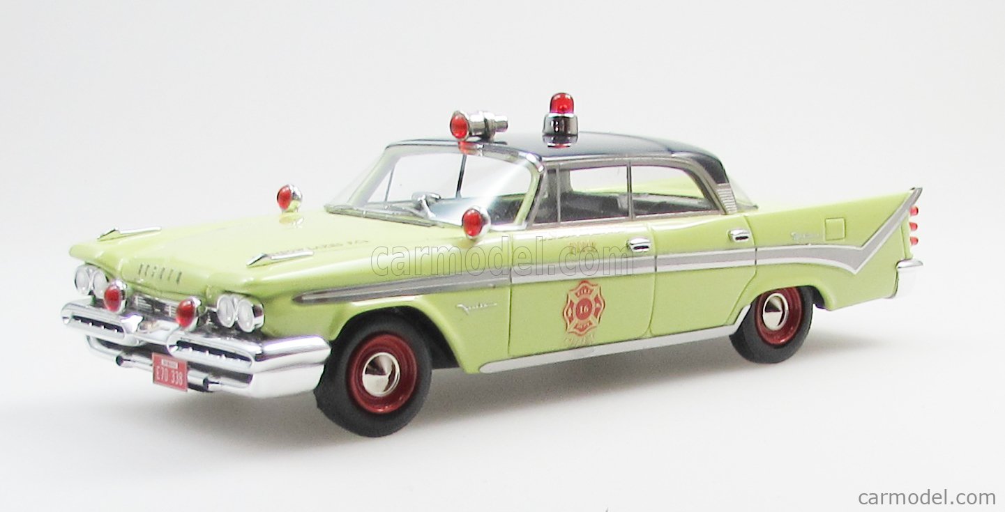 ESVAL MODEL EMUS43052E Scale 1/43 | DE SOTO FIREDOME COUPE FIRE ENGINE 1959 YELLOW BLACK