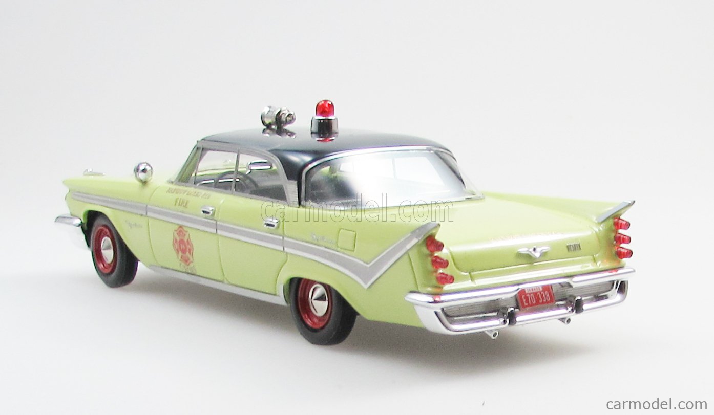 ESVAL MODEL EMUS43052E Scale 1/43 | DE SOTO FIREDOME COUPE FIRE ENGINE 1959 YELLOW BLACK