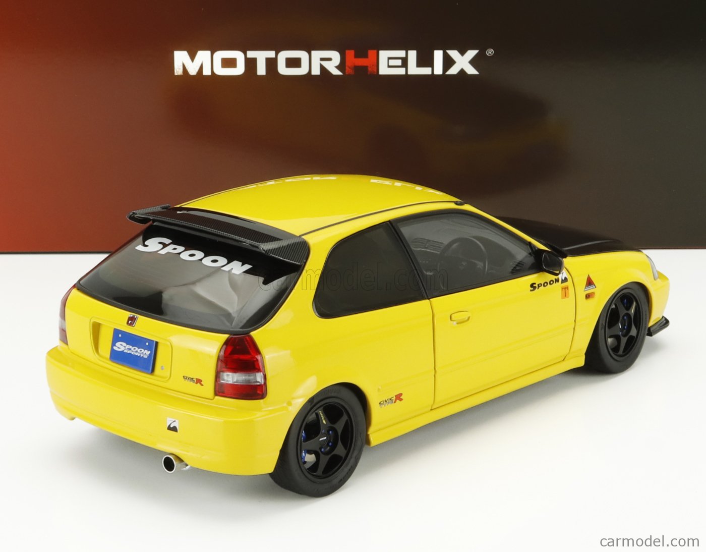 MOTORHELIX M85016 Scale 1/18 | HONDA CIVIC EK9 TYPE R SPOON WITH ENGINE ...