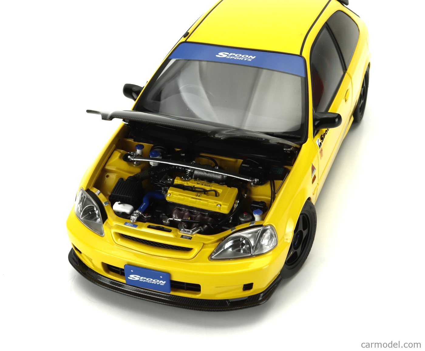 MOTORHELIX M85016 Scale 1/18 | HONDA CIVIC EK9 TYPE R SPOON WITH ENGINE ...