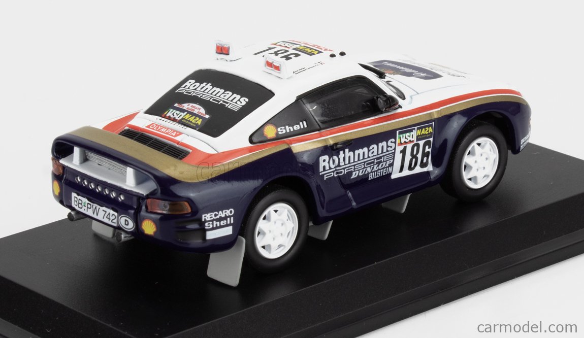 EDICOLA ABDAK101 Scale 1/43 | PORSCHE 959 TEAM ROTHMANS PORSCHE N 186 ...