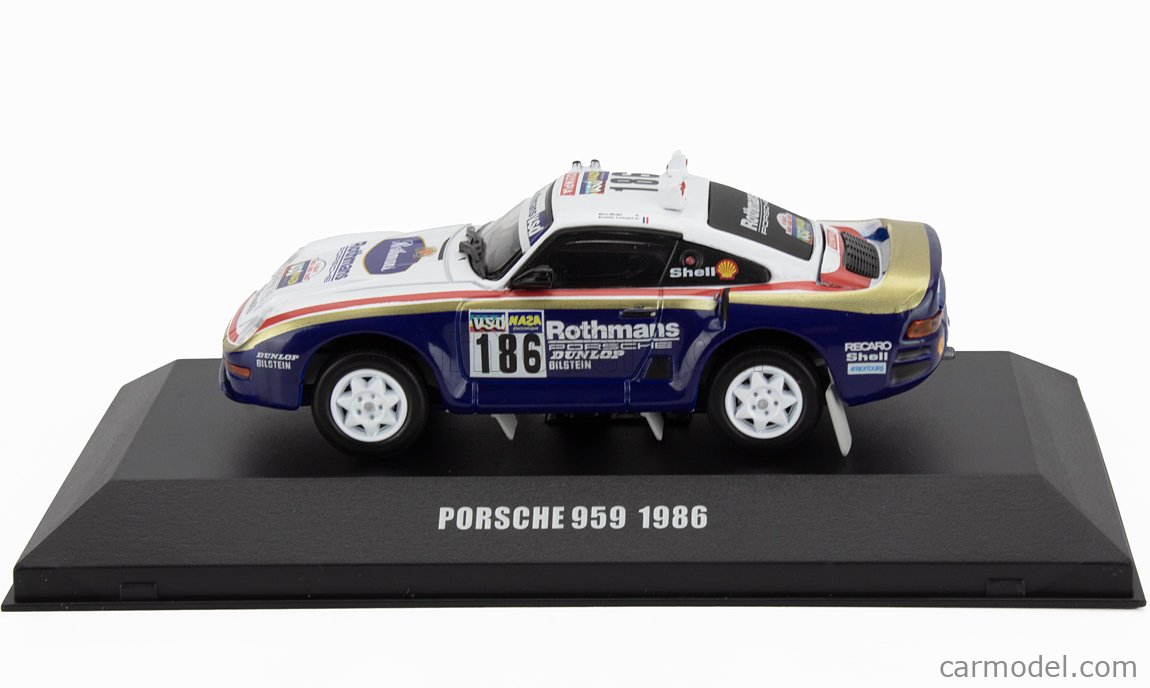 EDICOLA ABDAK001 Scale 1/43 | PORSCHE 959 TEAM ROTHMANS PORSCHE N 186 ...