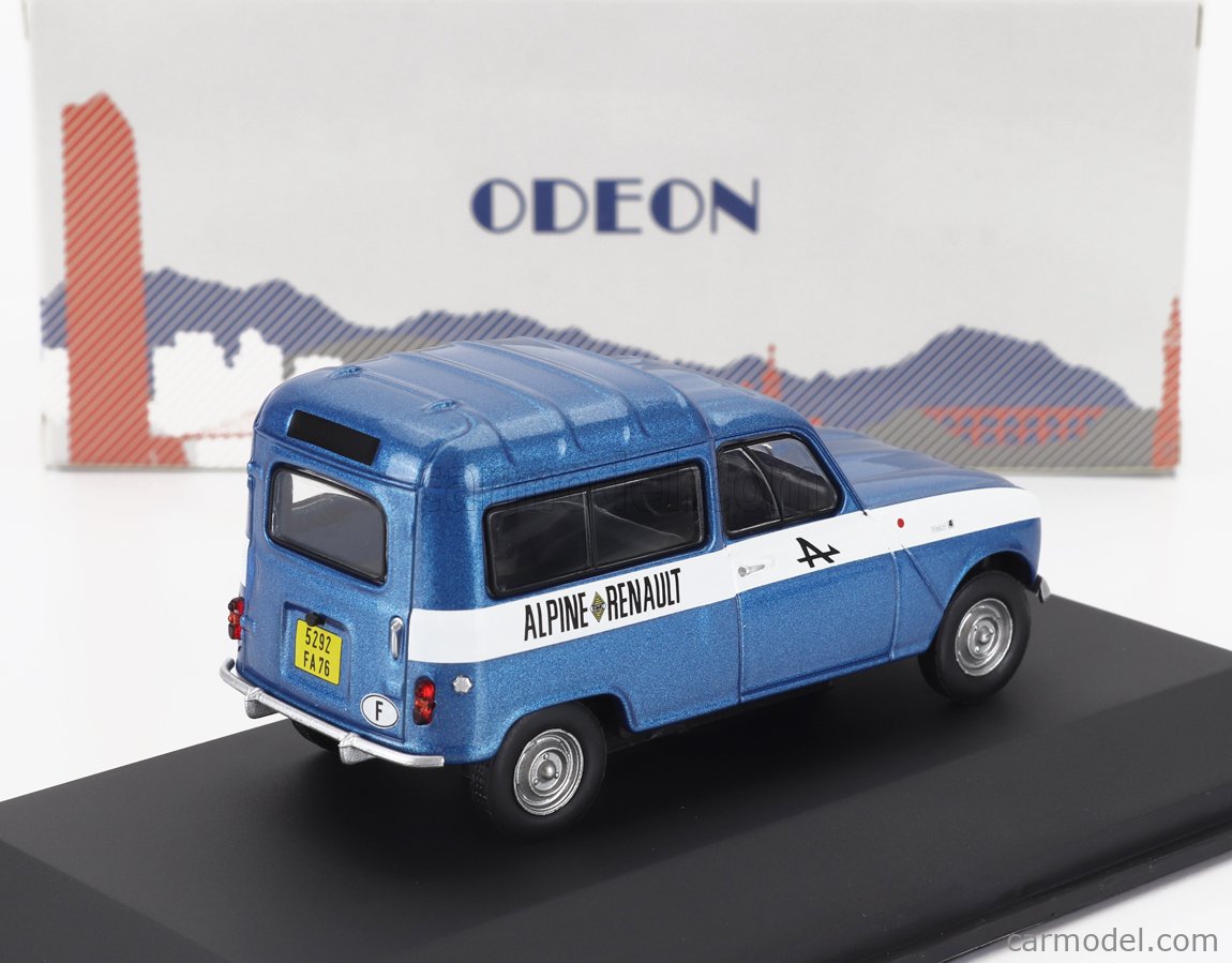 ODEON ODEON166 Escala 1/43 | RENAULT R4 F4 FOURGONNETTE VAN ALPINE ...